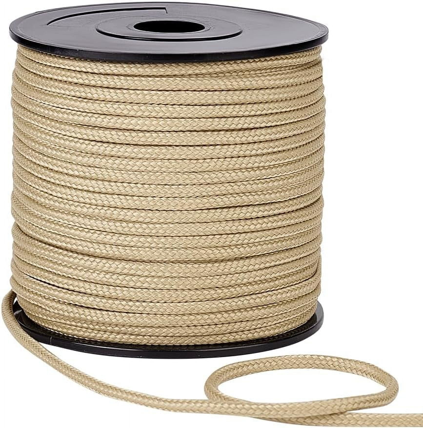 54 Yards Braid Nylon Rope 3mm Golden Blinds String Wind Chime Cord ...