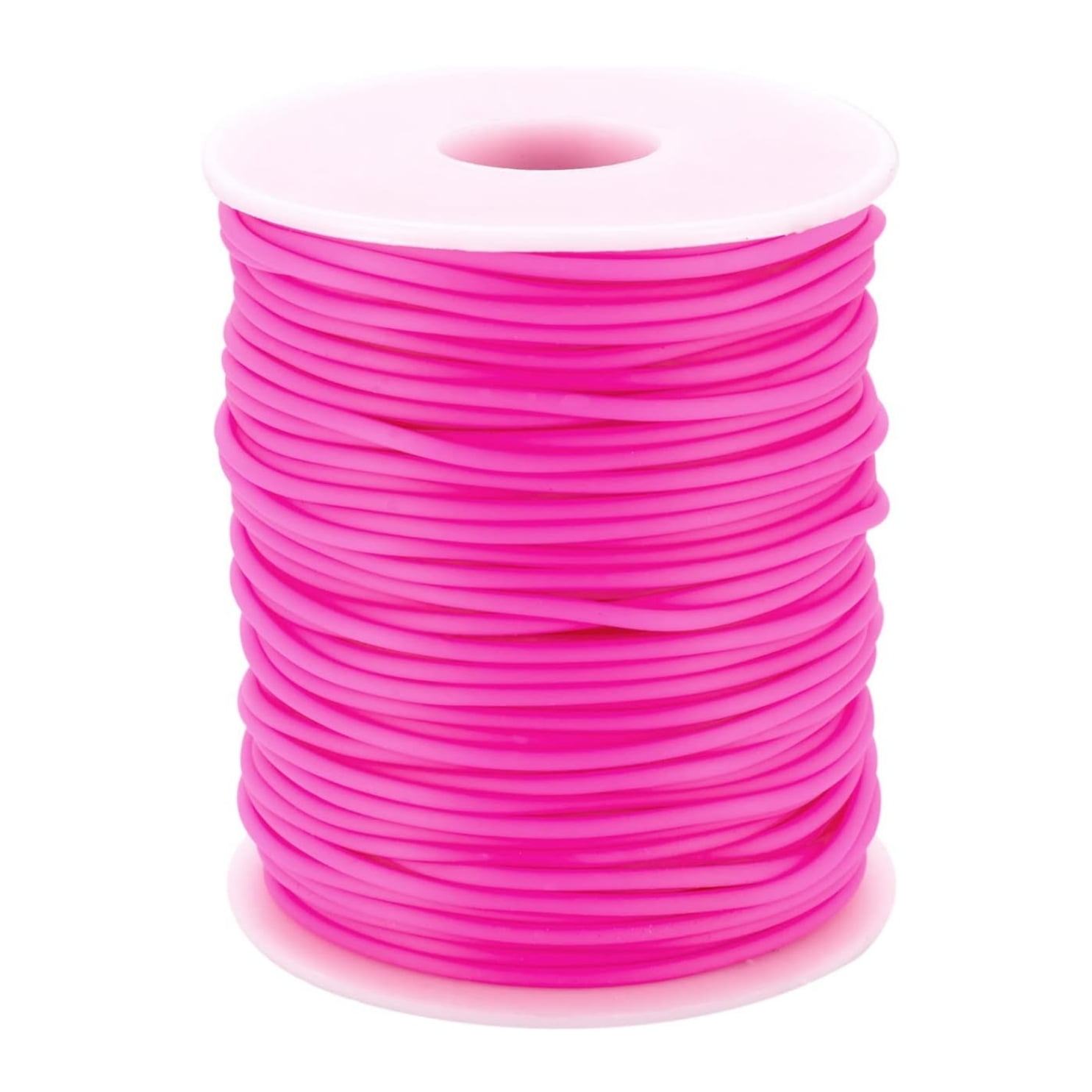 54 Yards Hollow Pipe Rubber Tube Cord 2mm PVC Tubing Cord String with ...