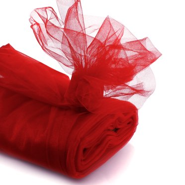 LA Fabric Spot Inc. 54" by 40 Yards (120 ft) Fabric Tulle Bolt for ...