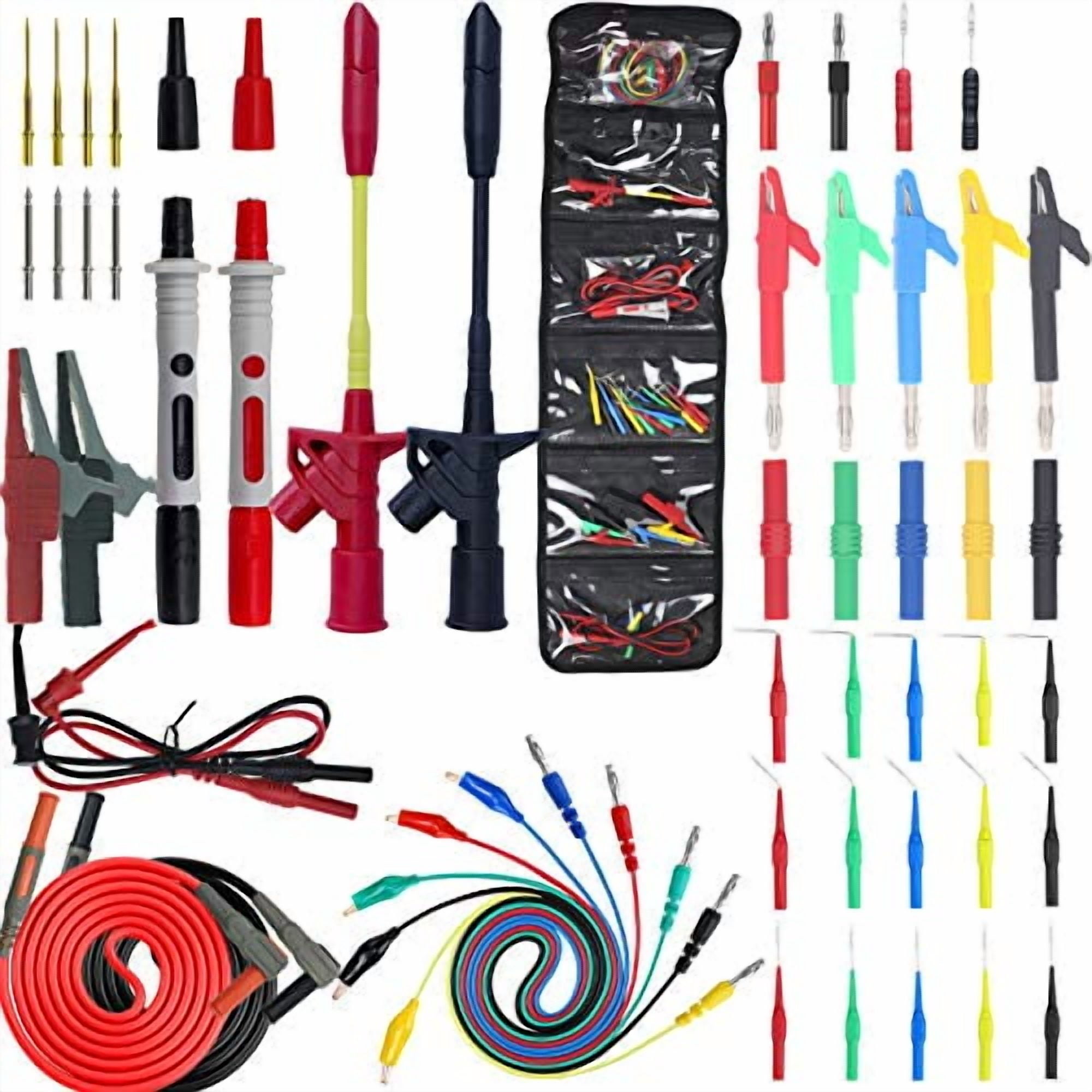 54-in-1 Multimeter Test Probe and Test Lead Kit for Electronic ...