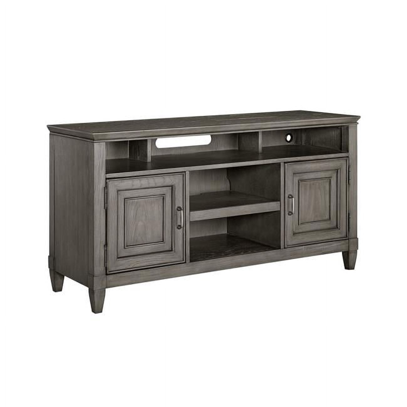54 in. Eva Medium 2 Door TV Media Entertainment Center Console, Stone ...