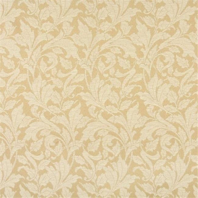 54 in. Wide Beige, Floral Leaf Outdoor, Indoor, Marine Scotchgarded ...