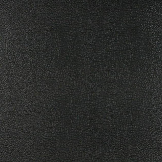 54 in. Wide Black, Matte Leather Grain Upholstery Faux Leather ...