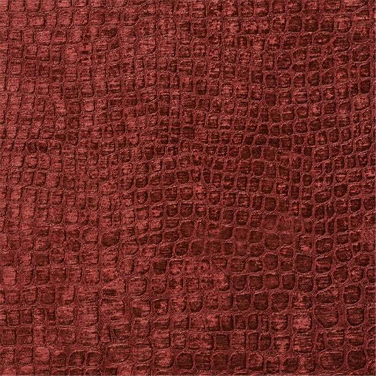 54 in. Wide Burgundy Textured Alligator Shiny Woven Velvet Upholstery ...