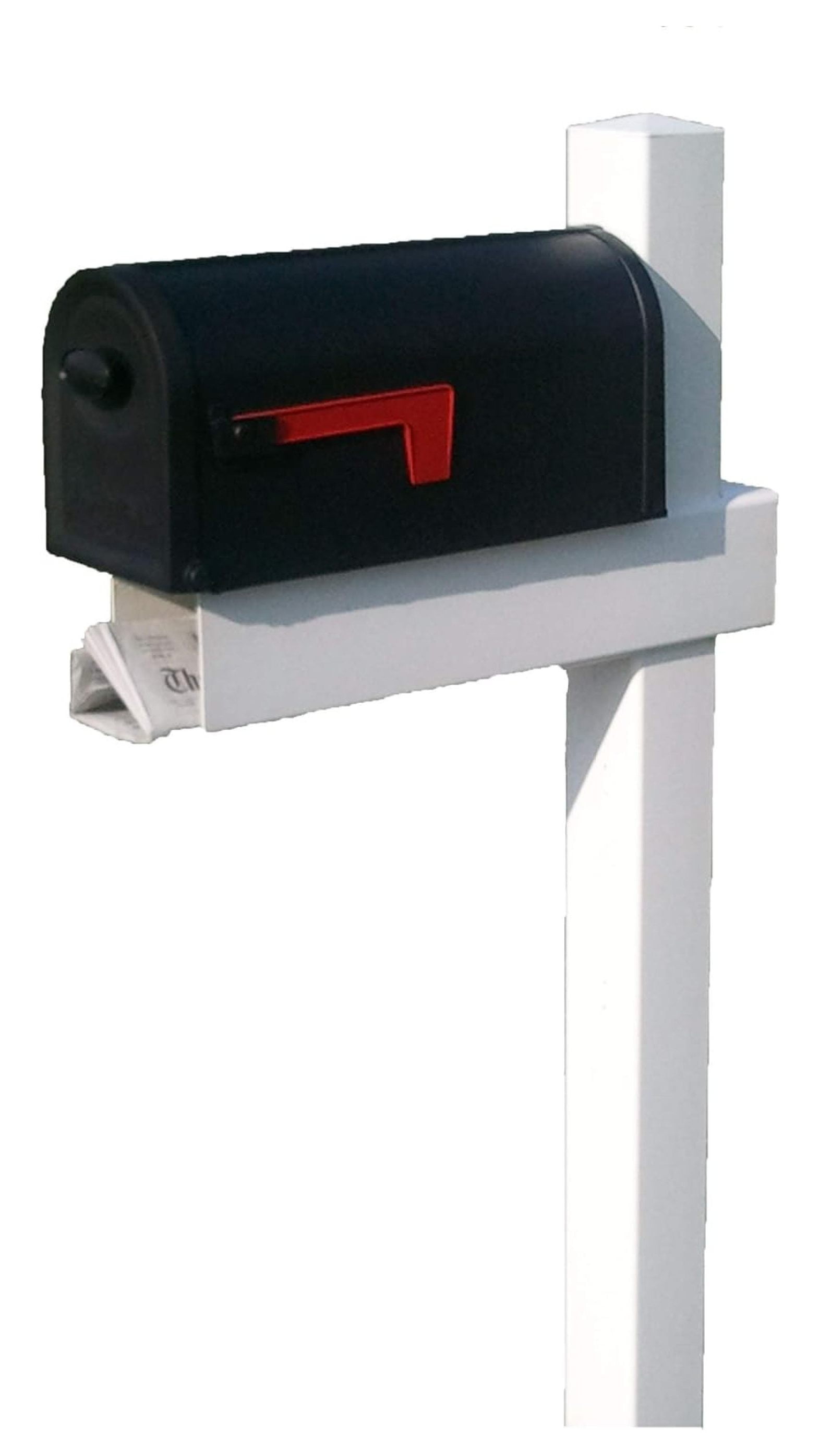 54-in x 24-in White Vinyl Mailbox Post Sleeve - Walmart.com