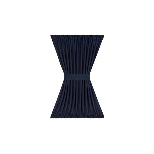 54 x 40 in. Darcy Rod Pocket Door Panel with Tieback, Navy - Walmart.com