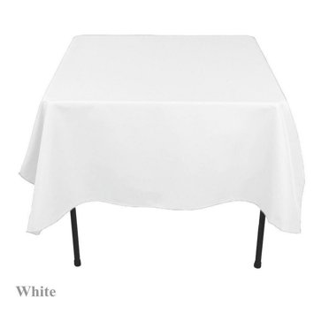 TEKTRUM 54 X 54 INCH 54"X54" SQUARE POLYESTER TABLECLOTH - THICK/HEAVY ...