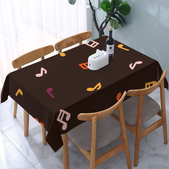 54" x 72" Rectangular Tablecloth, Table Cover for Indoor & Outdoor ...