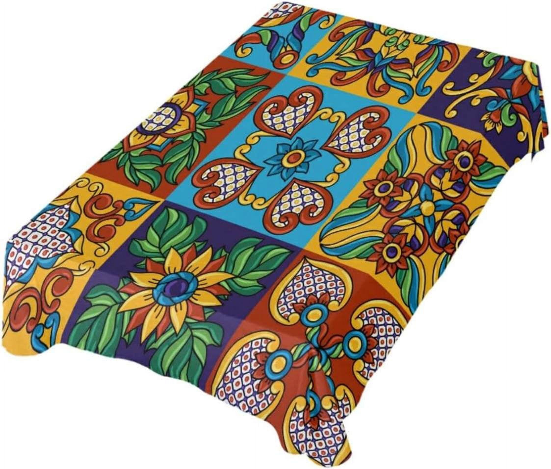 54"x72" Mexican Tablecloth, Mexican Serape Blanket for Mexican Party ...