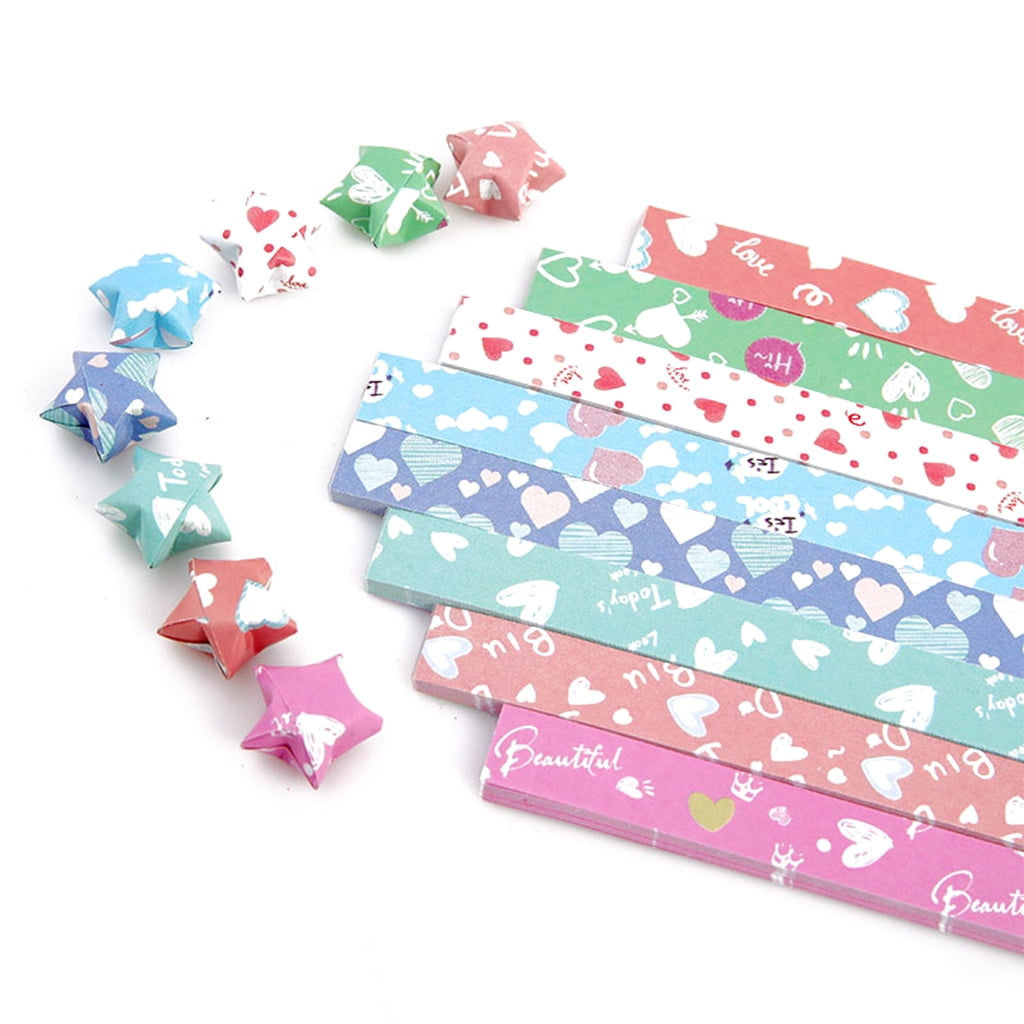 540 Pieces/Pack Origami Star Paper Strips DIY Birthday Gift Pressure ...