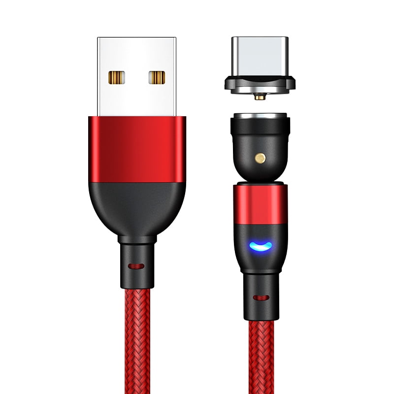 540 Rotate Magnetic Cable Fast Charging Mobile Phone USB C Cable For ...