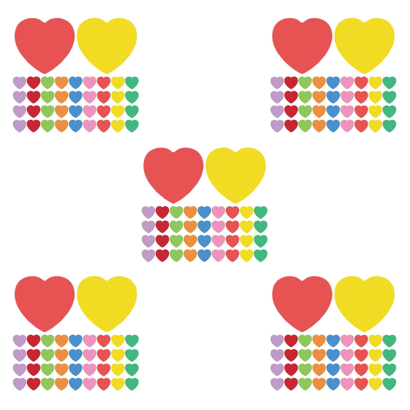540 pcs Small Heart Cutout Paper Heart Card Paper Heart Confetti Heart ...