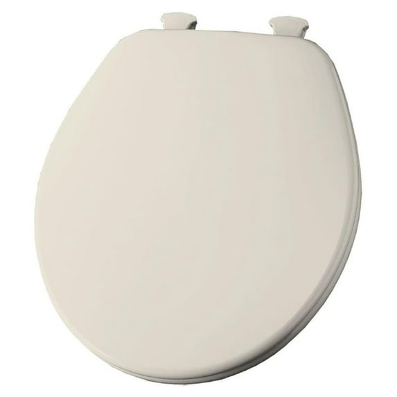 540EC Round Toilet Seat - Closed Front with Cover, Molded Wood ...