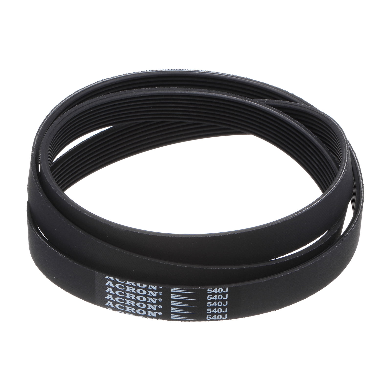 540J8 PJ V-Ribbed Belt 8 Ribs 54" Length x 0.74" Width, EPDM Industrial Transmission Serpentine ...