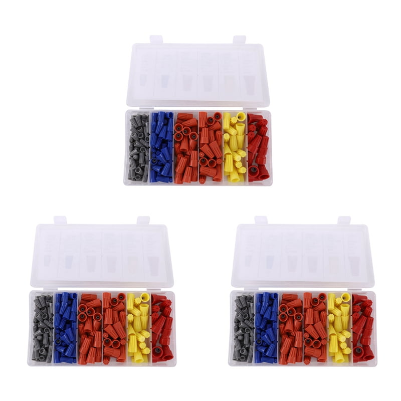 540Pcs Electrical Wire Connectors Screw Terminals, Easy Twist on ...