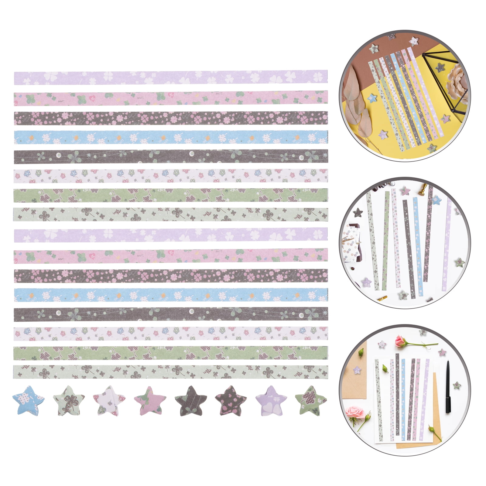 540Pcs Handcraft Origami Paper Star Paper Strip Multi-color Paper ...