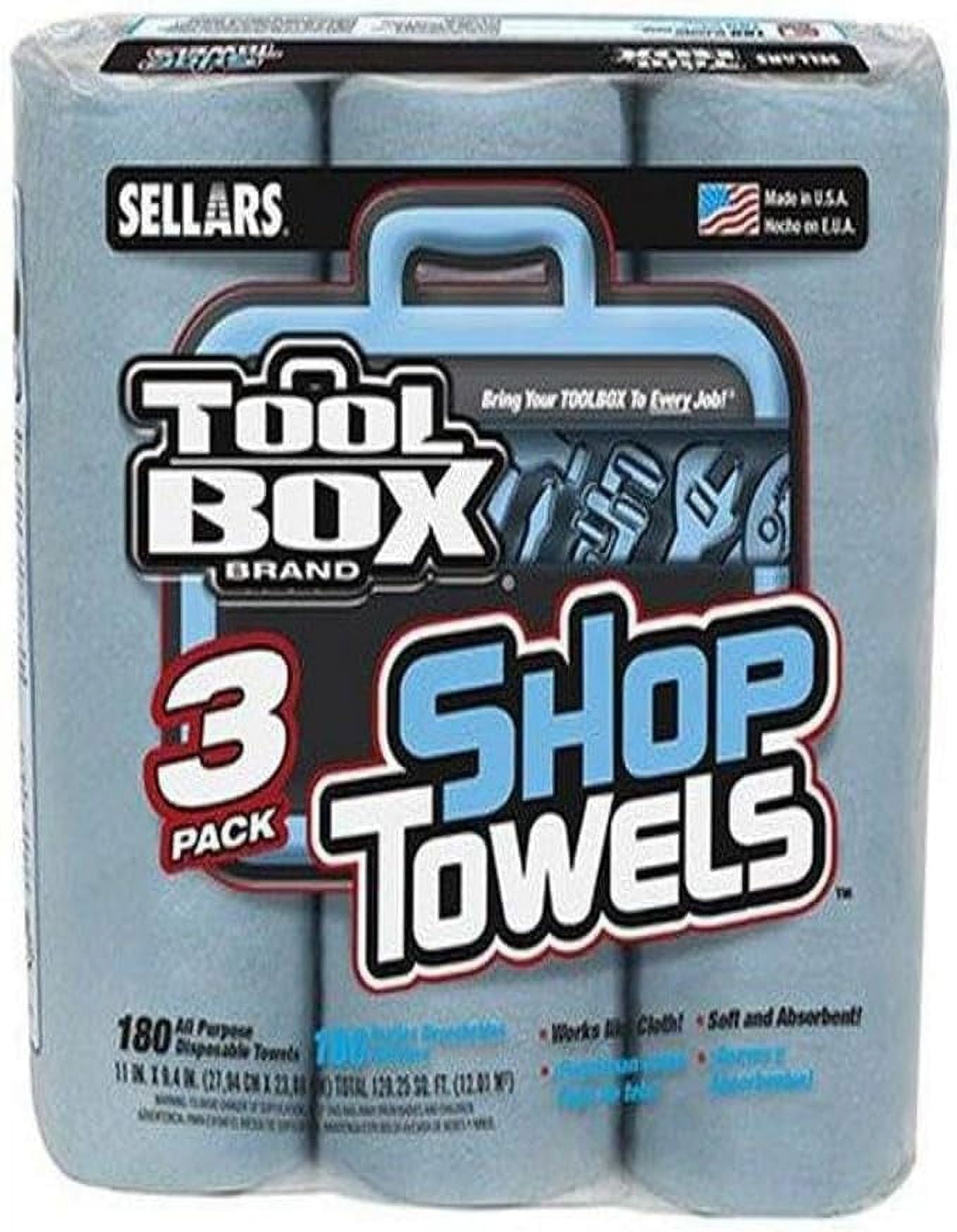 5448301 Tool Blue Shop Towel (3 Pack) - Walmart.com