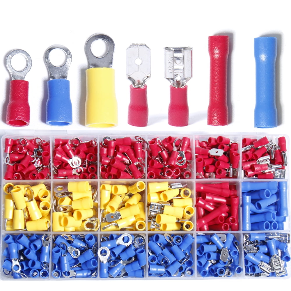 545PCS Electrical Wire Connectors, Insulated Wire Crimp Terminals ...