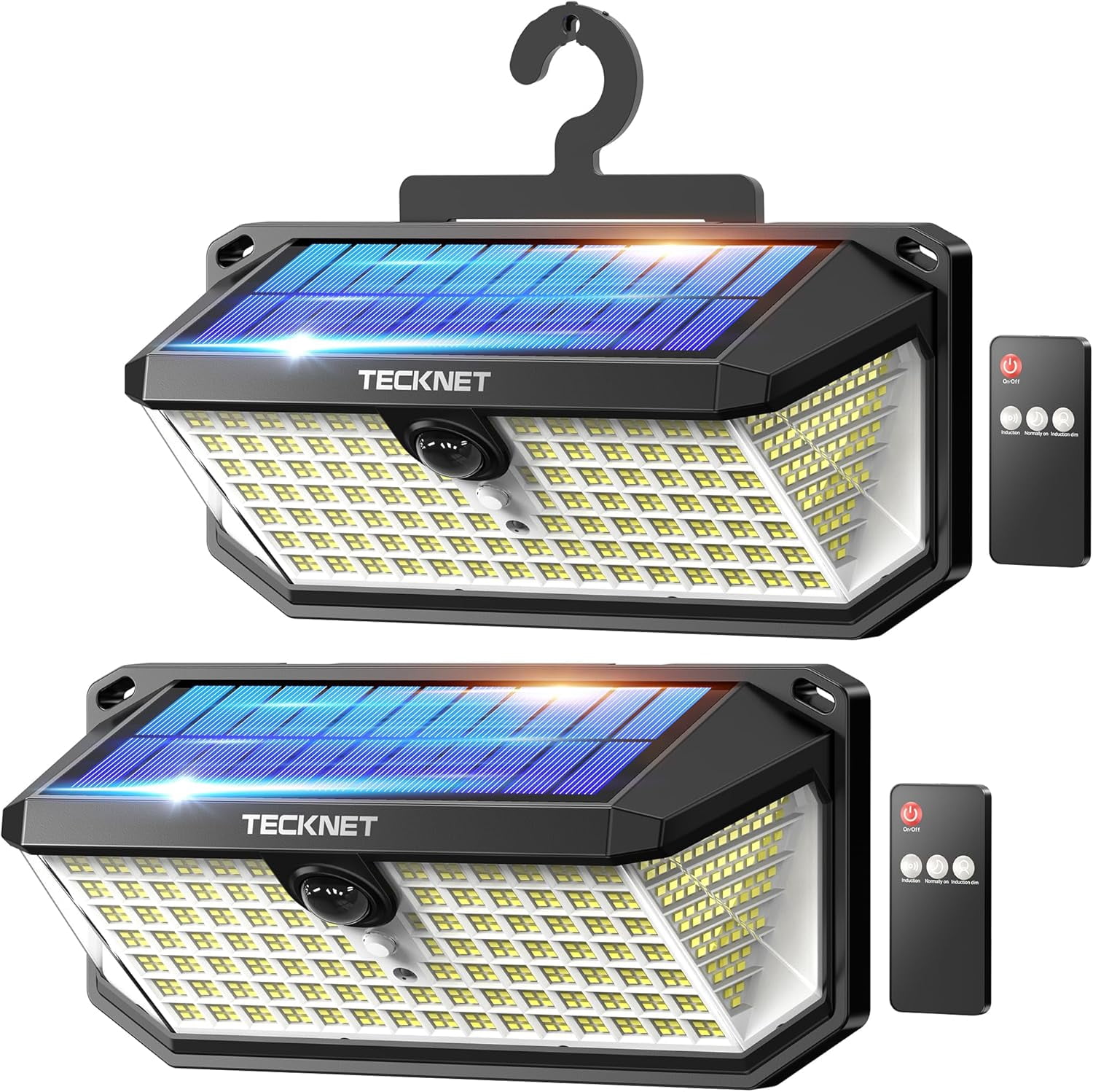 546 LED Motion Sensor Outdoor Solar Lights with Remote Control, 7500 LM ...