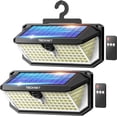 546 LED Motion Sensor Outdoor Solar Lights with Remote Control, 7500 LM ...