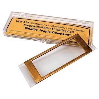 549160 1801-A10 Sedgewick-Rafter Counting Cell, Brass, 1.0 mL - Walmart.com