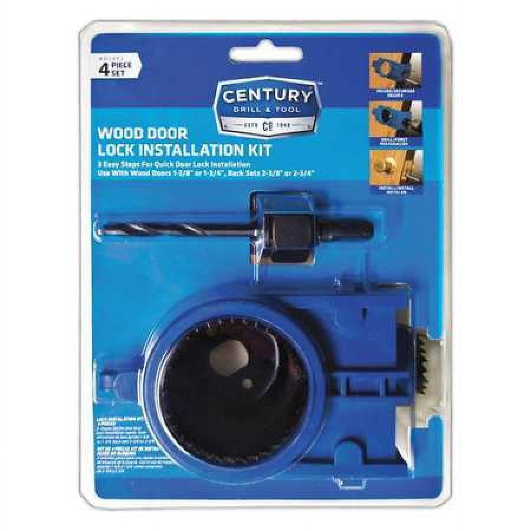 5493 HOLE SAW WOOD DOOR LOCK SET CARBON - Walmart.com