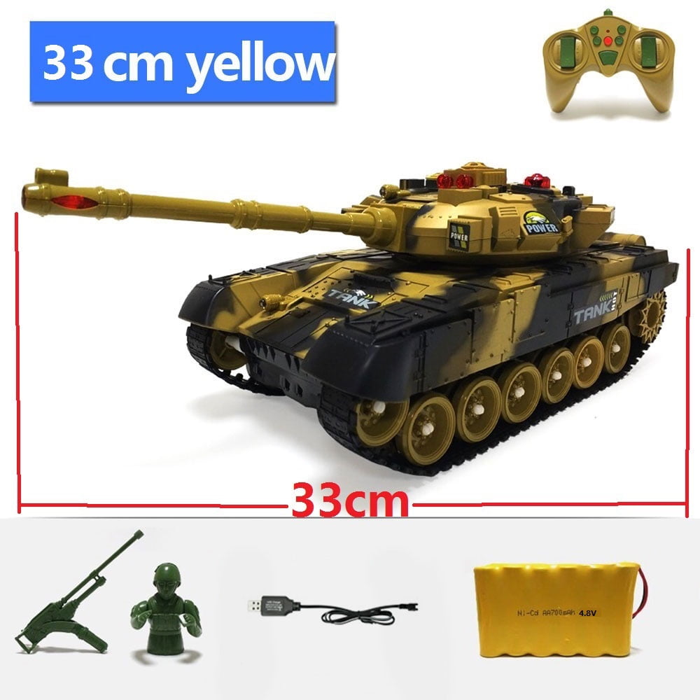 54CM Large Rc Tank Remote Control Tank 2.4G Military Vehicles Battle ...