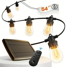 20ft Patio Strand Outside Power: 30 LED Solar String Ball Lights ...
