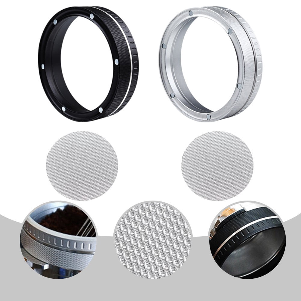 54Mm Espresso Dosing Funnel & 53.5Mm Puck Screen - Fits 54Mm ...