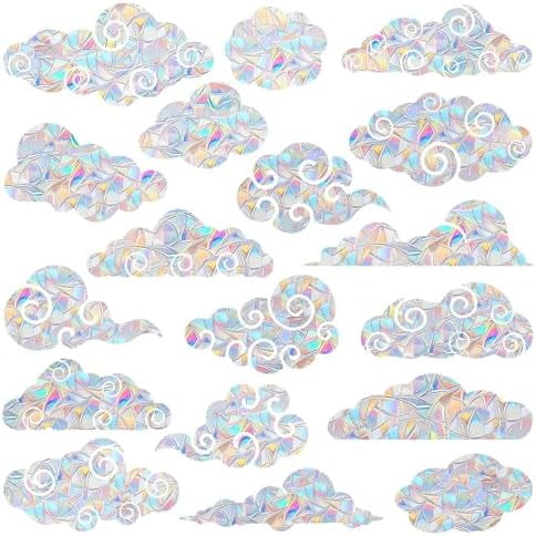 54PCS Cloud Window Clings - Anti-Collision Decals to Save Birds, Non ...