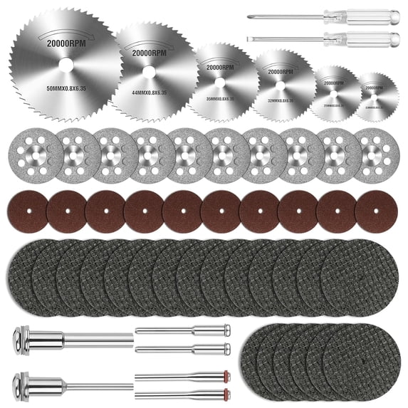 54PCS Cutting Wheel Set for Rotary Tool – Includes 20 Resin Cut-Off ...