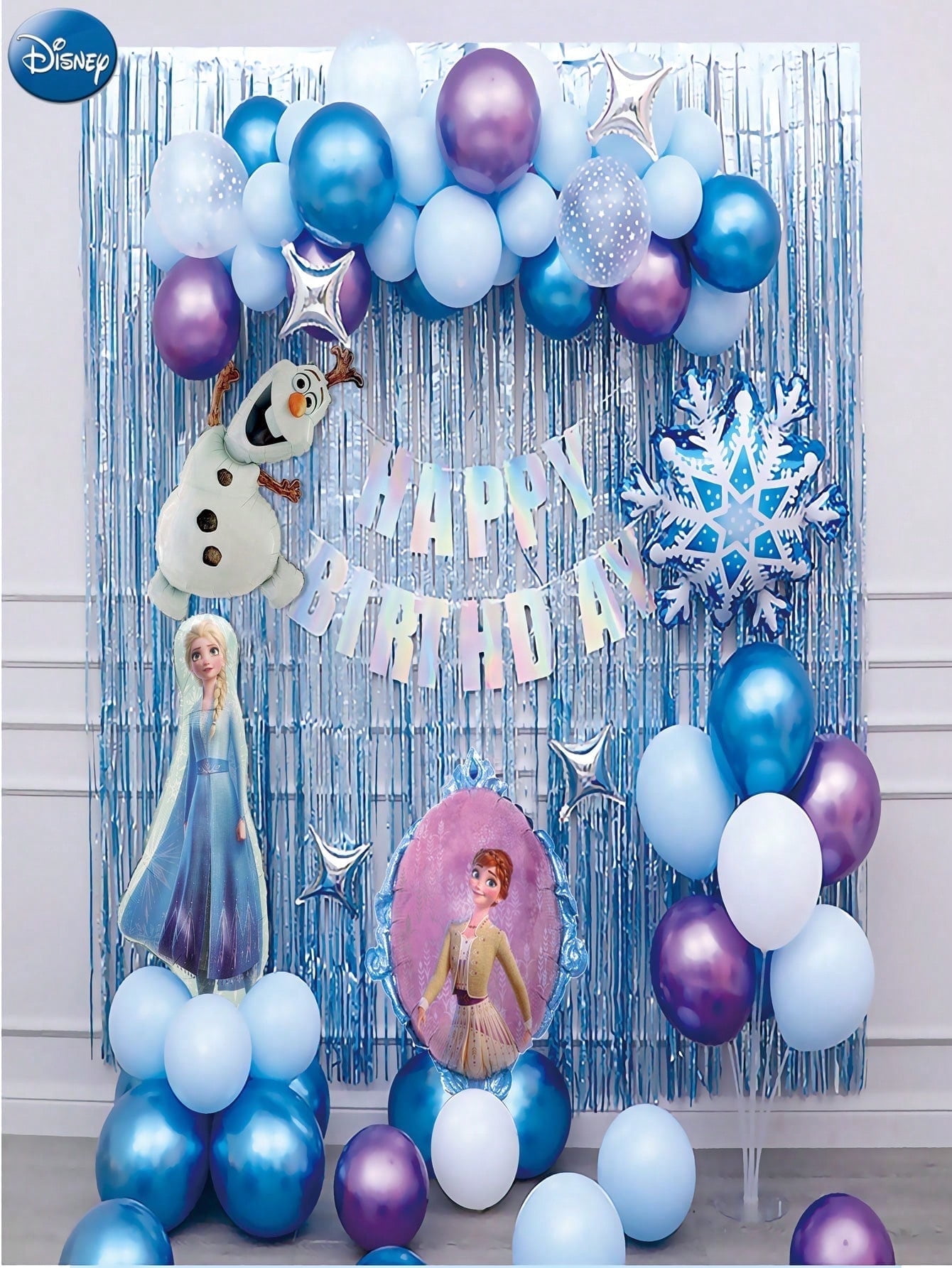 54PCS Frozen Princess Elsa Balloon Set Cartoon Party Gifts - Walmart.com