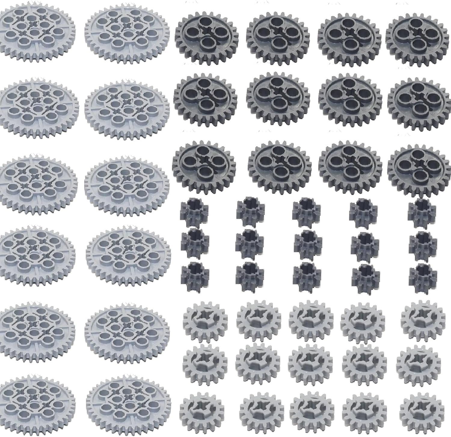 54PCS Technic-Parts 8,16,24,and 40 Tooth Gears（Random Colour. - Walmart.com