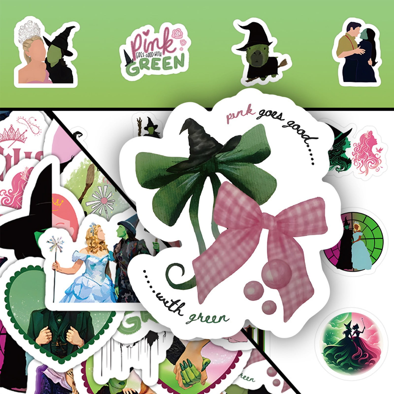 54Pcs Evil Stickers Pack, Aesthetic Vinyl Waterproof Decals for Water ...