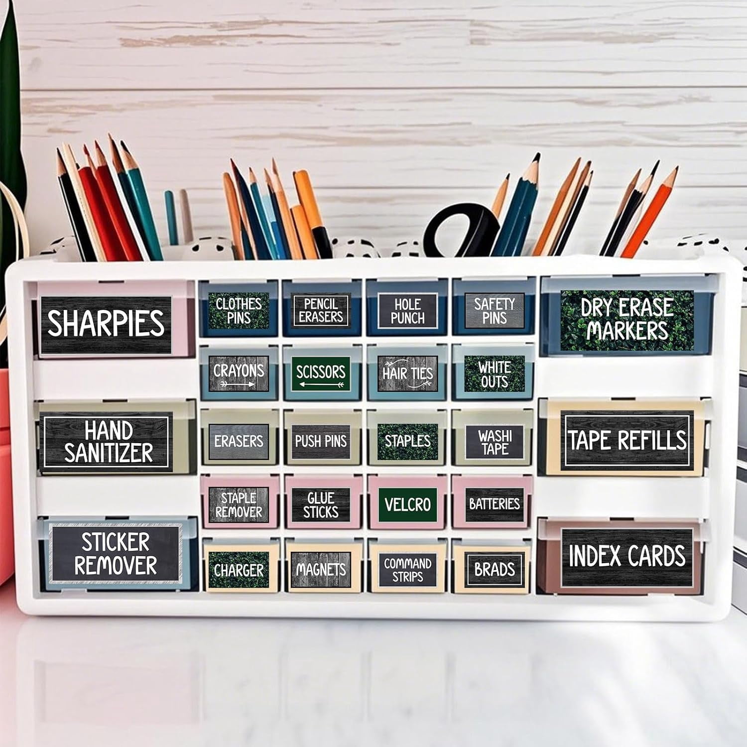 54Pcs Teacher Toolbox Labels Classroom Decoration Self-Adhesive ...