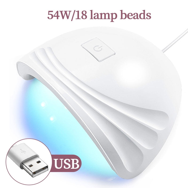 54W 18 LED Drying Lamp Manicure UV Nail Dryer Curing Gel Nail Polish ...