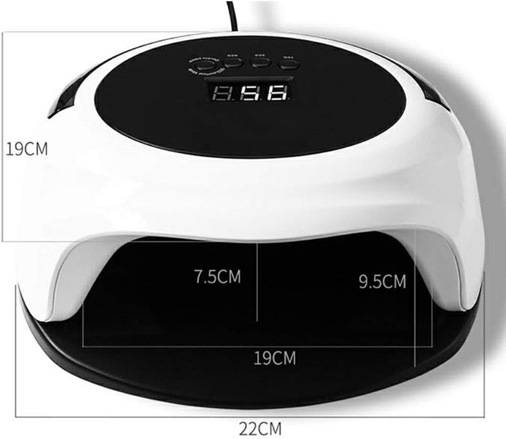 54W UV Light LED Nail Dryer Curing Lamp for Fingernail Toenail Gels ...