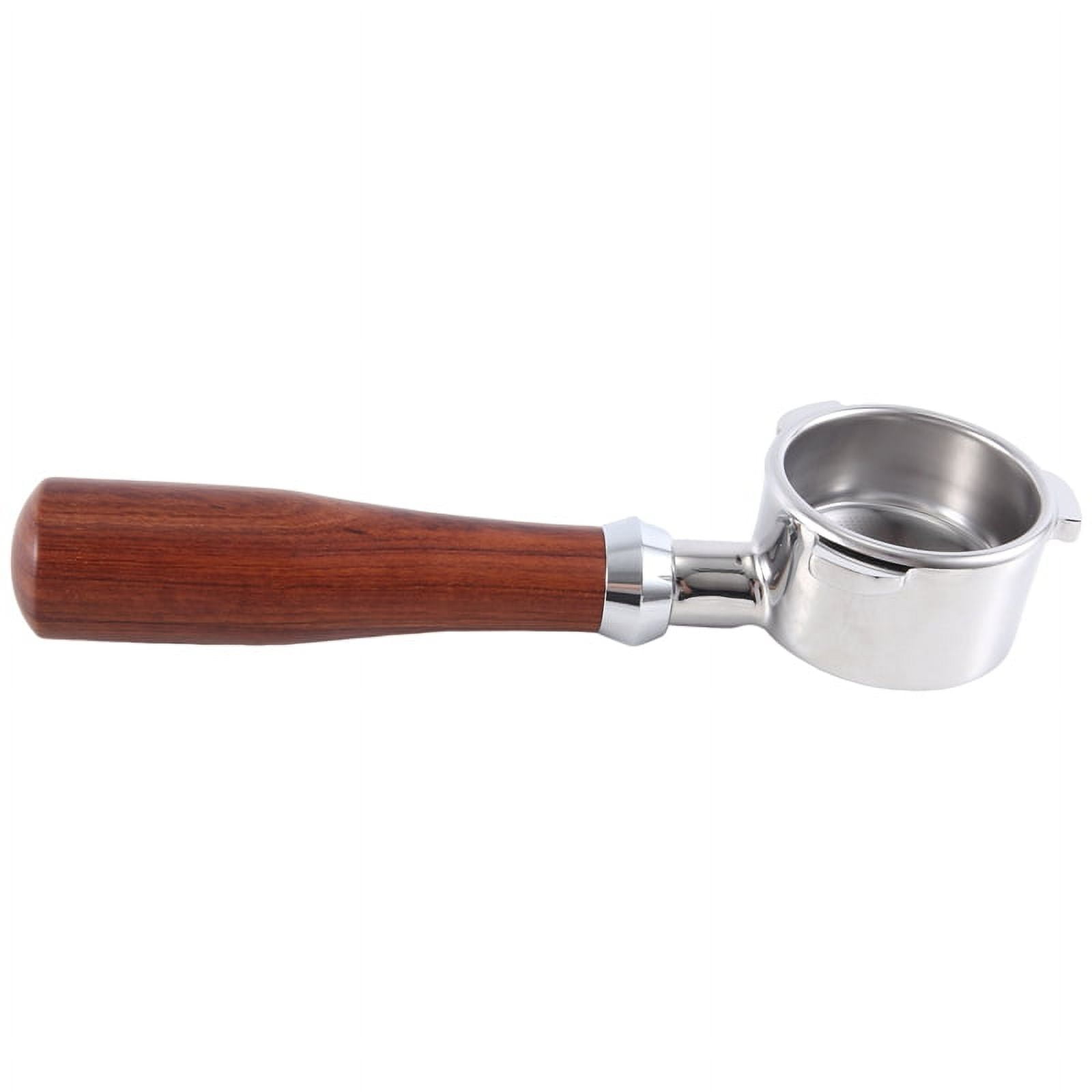 54mm Bottomless Portafilter,Espresso Machine Wooden Three Ear Handle ...