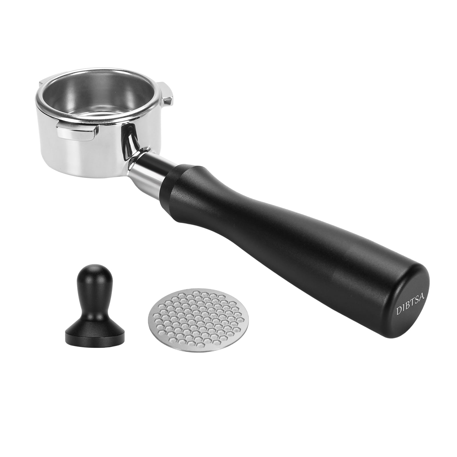 54mm Bottomless Portafilter,with 54mm Filter Basket and 53mm Puck ...