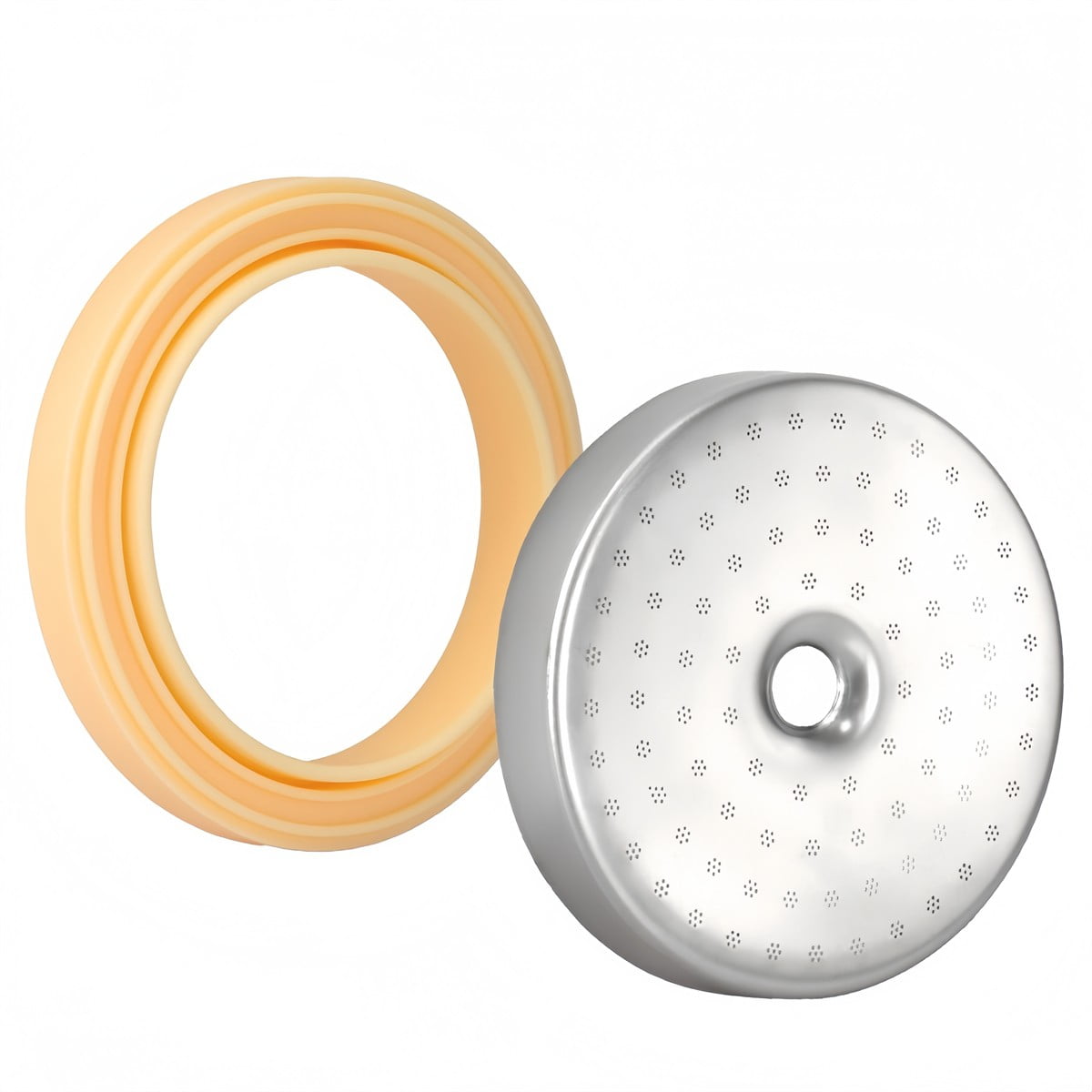 54mm Coffee Machine Shower Screen with Silicone Gasket for Breville ...