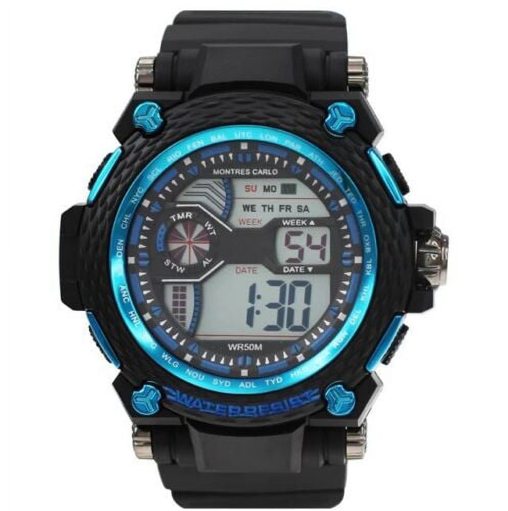 54mm Men's Military Alarm Army Water Resistant Sport Women Digital ...