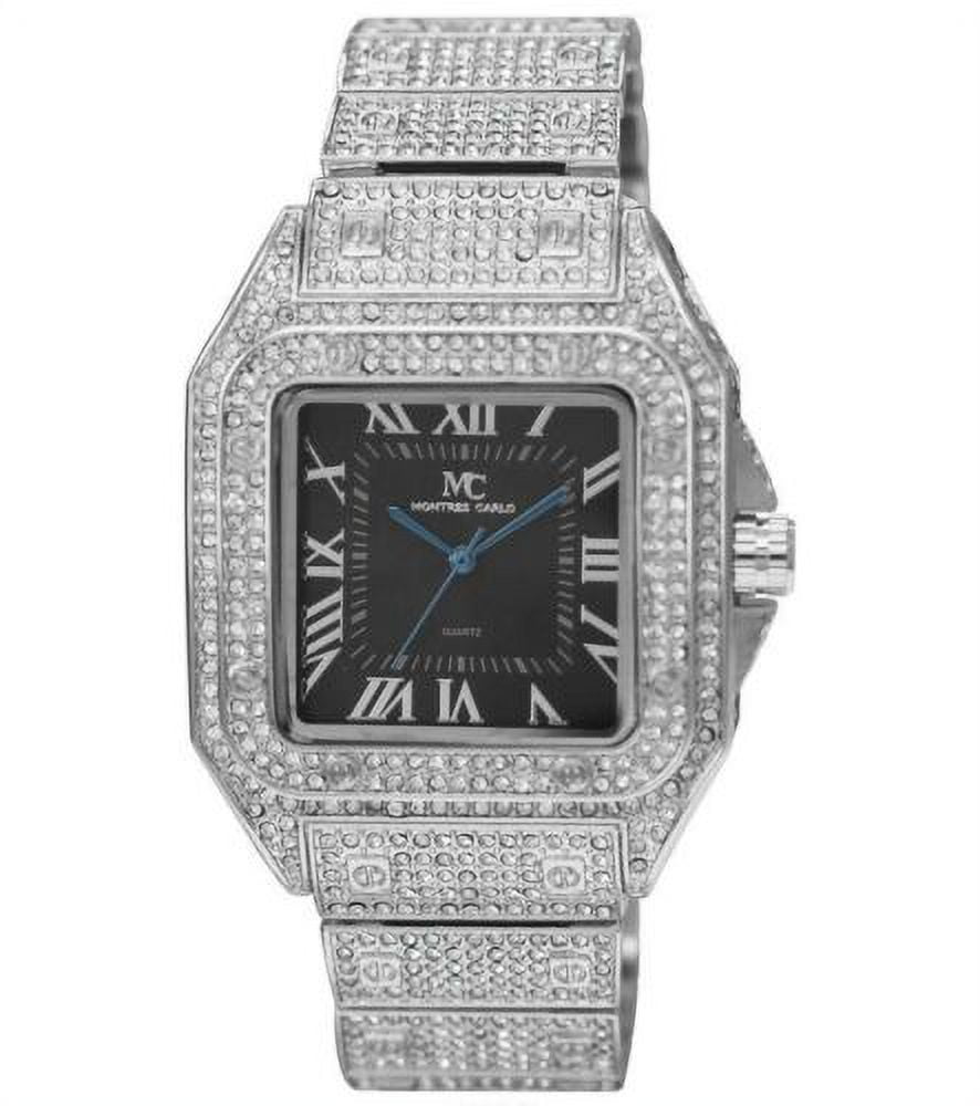 54mm Montres Carlo Men's Hip Hop Rapper Luxury 1.4k Stones Clubbing ...