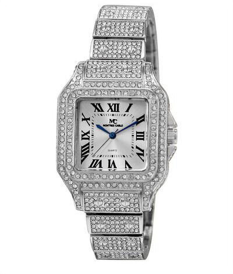 54mm Montres Carlo Men's Hip Hop Rapper Luxury 1.4k Stones Clubbing ...