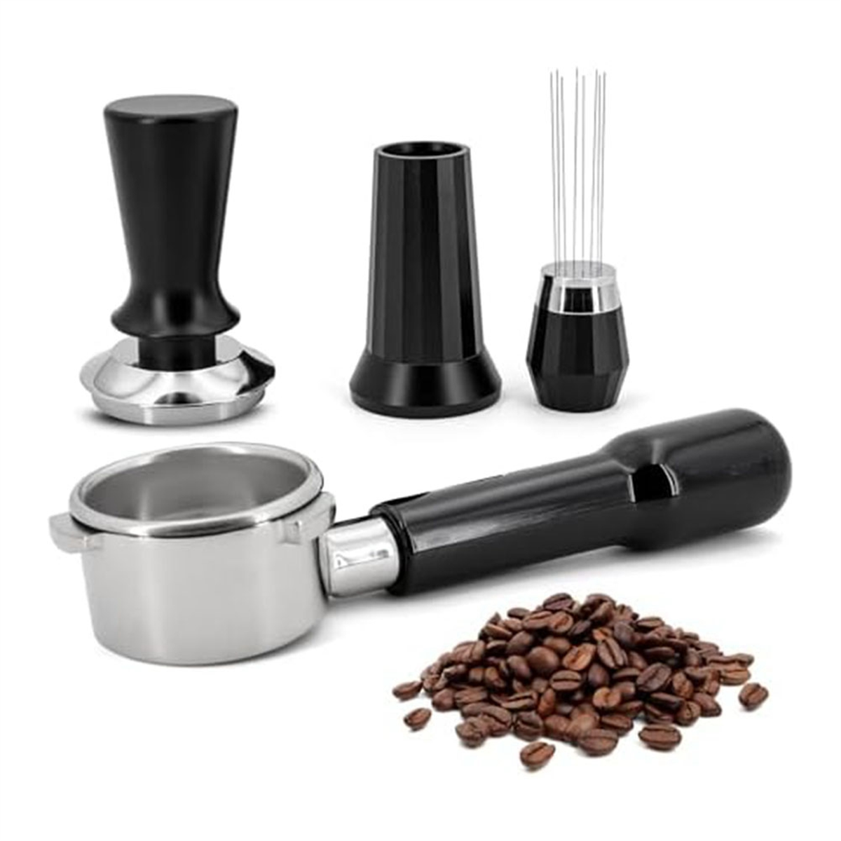 54mm Portafilter Espresso Kit Set -Stainless Steel & Aluminum Alloy WDT ...