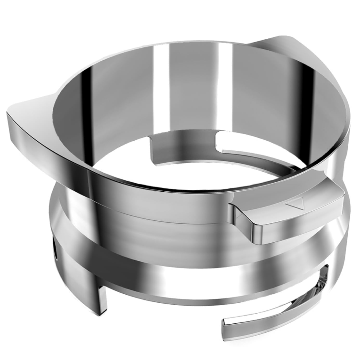 54mm espresso dosing funnel,hands-free espresso funnel with grinder ...