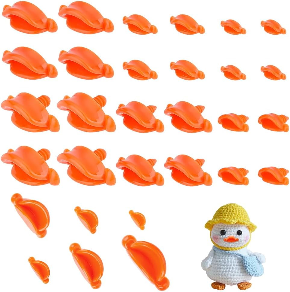54pcs Duckbills Duck Mouth 6 Style Plastic Duck Beak Duck Mouth ...