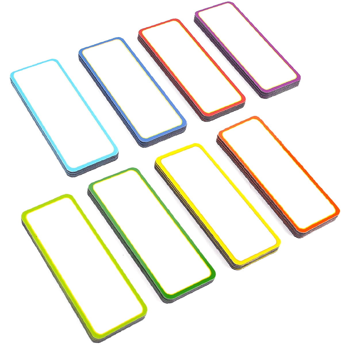 54pcs Rewritable Magnets Practical Magnetic Name Tags Magnet Labels for ...