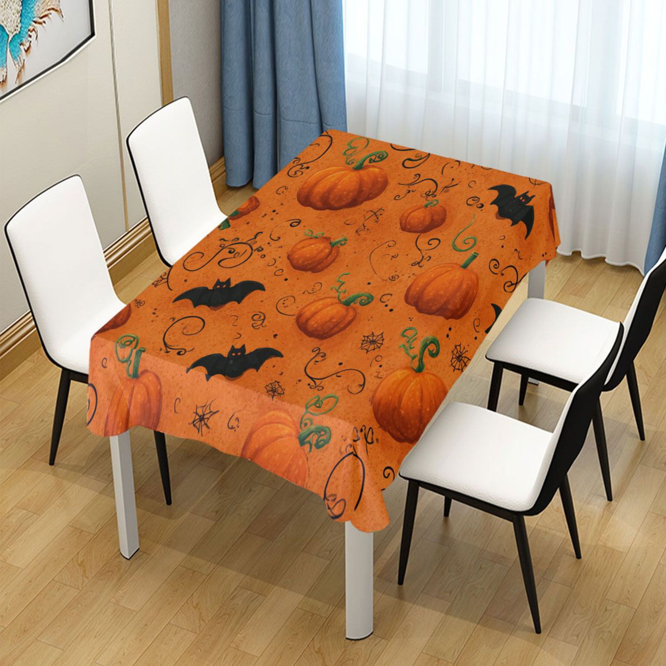 54x54 Inch Tablecloth Polyester Square Tablecloth for Home Kitchen ...