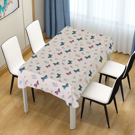 54x54in Square Printed Tablecloth Easy-Care Decorative Table Cloth for ...