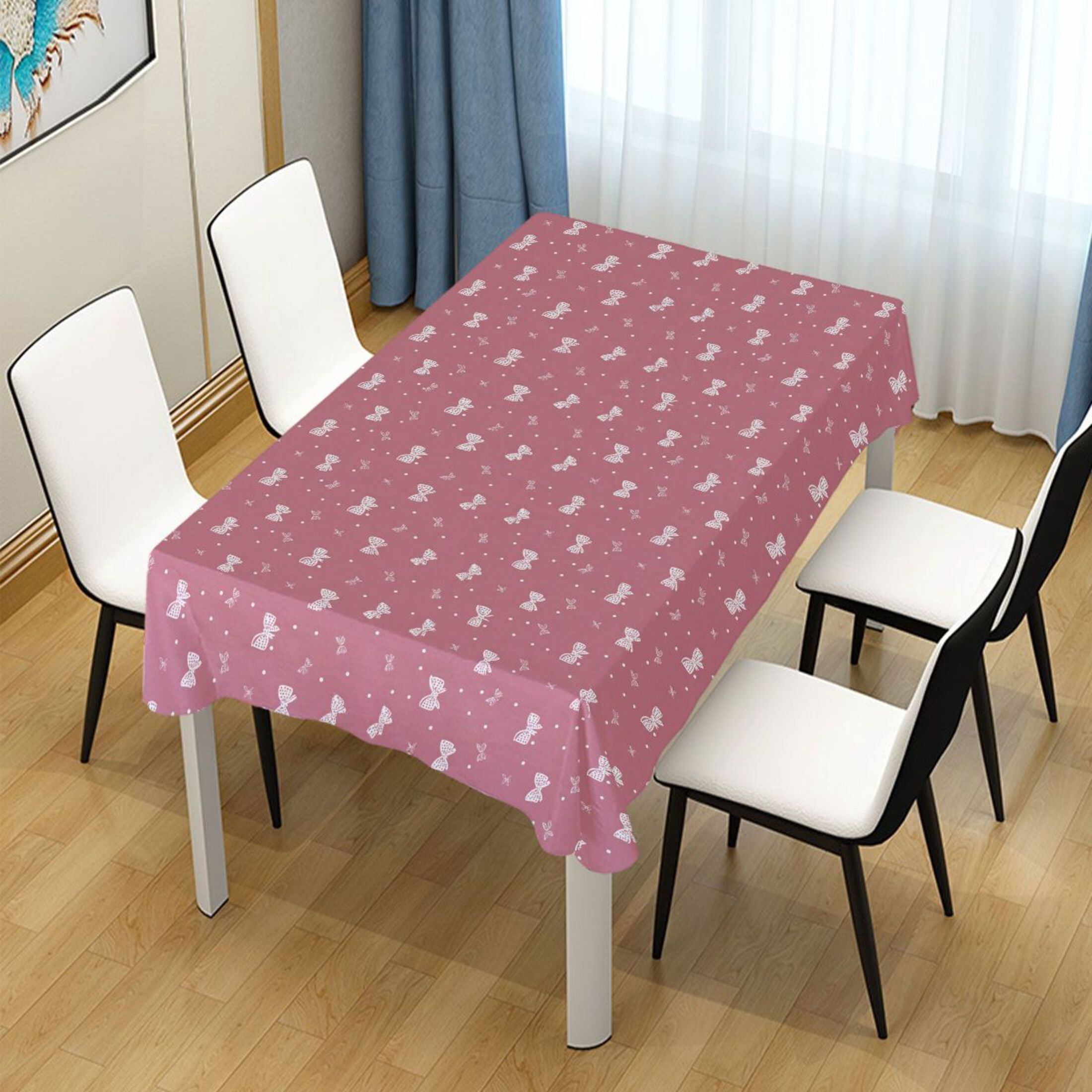 54x72in Square Printed Tablecloth Easy-Care Decorative Table Cloth for ...